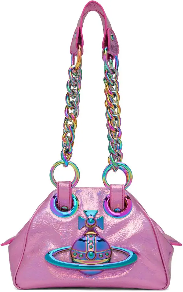 Vivienne Westwood Pink Archive Orb Bag In G401 Pink - 26% Off